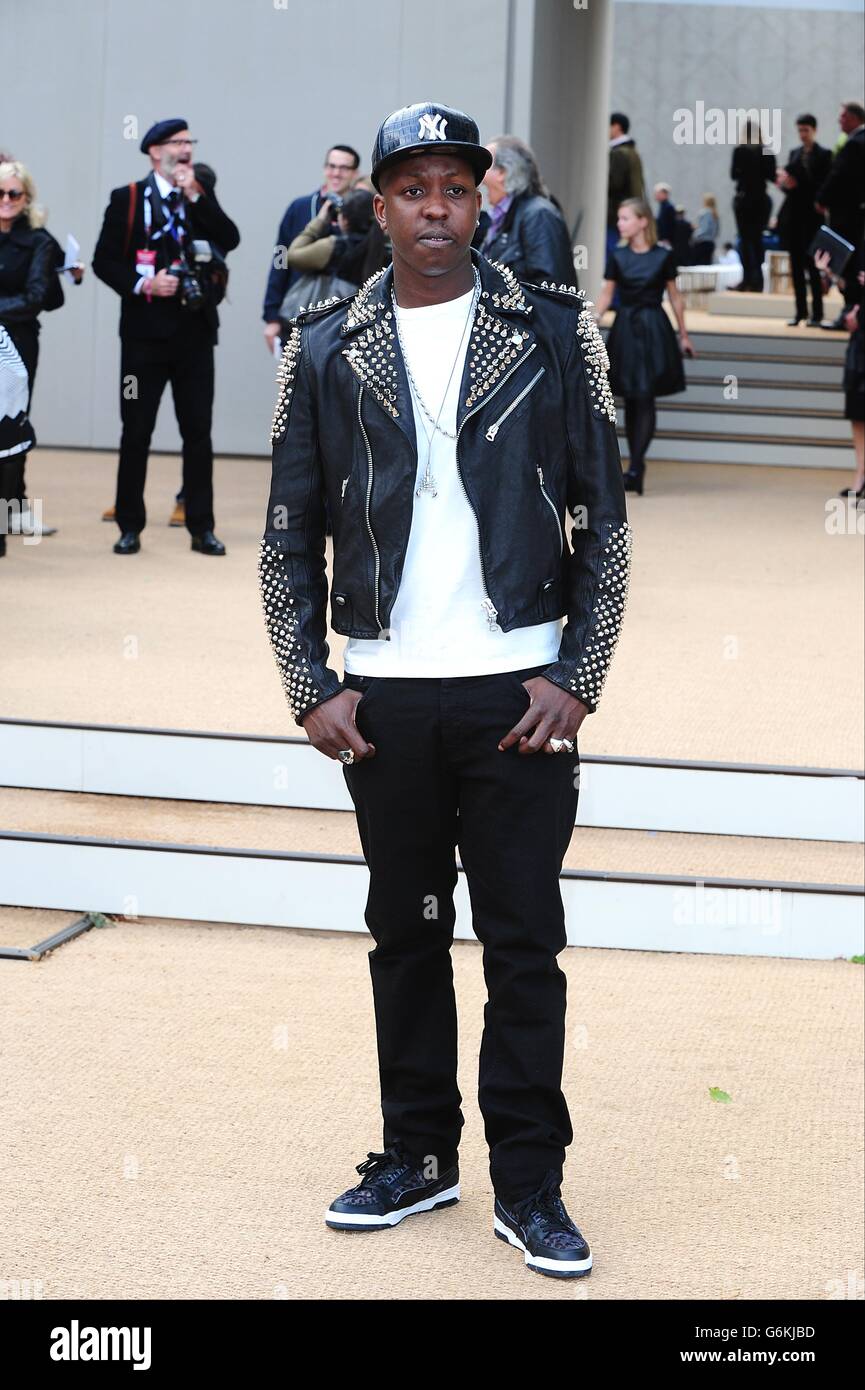 Jamal Edwards arriving for the Burberry Prorsum Womenswear show at ...