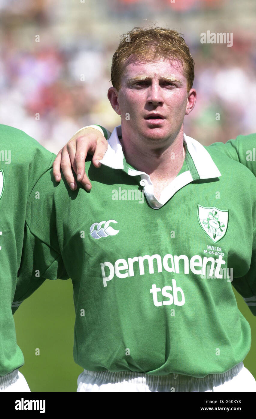 Anthony Horgan of Ireland before the international friendly match ...