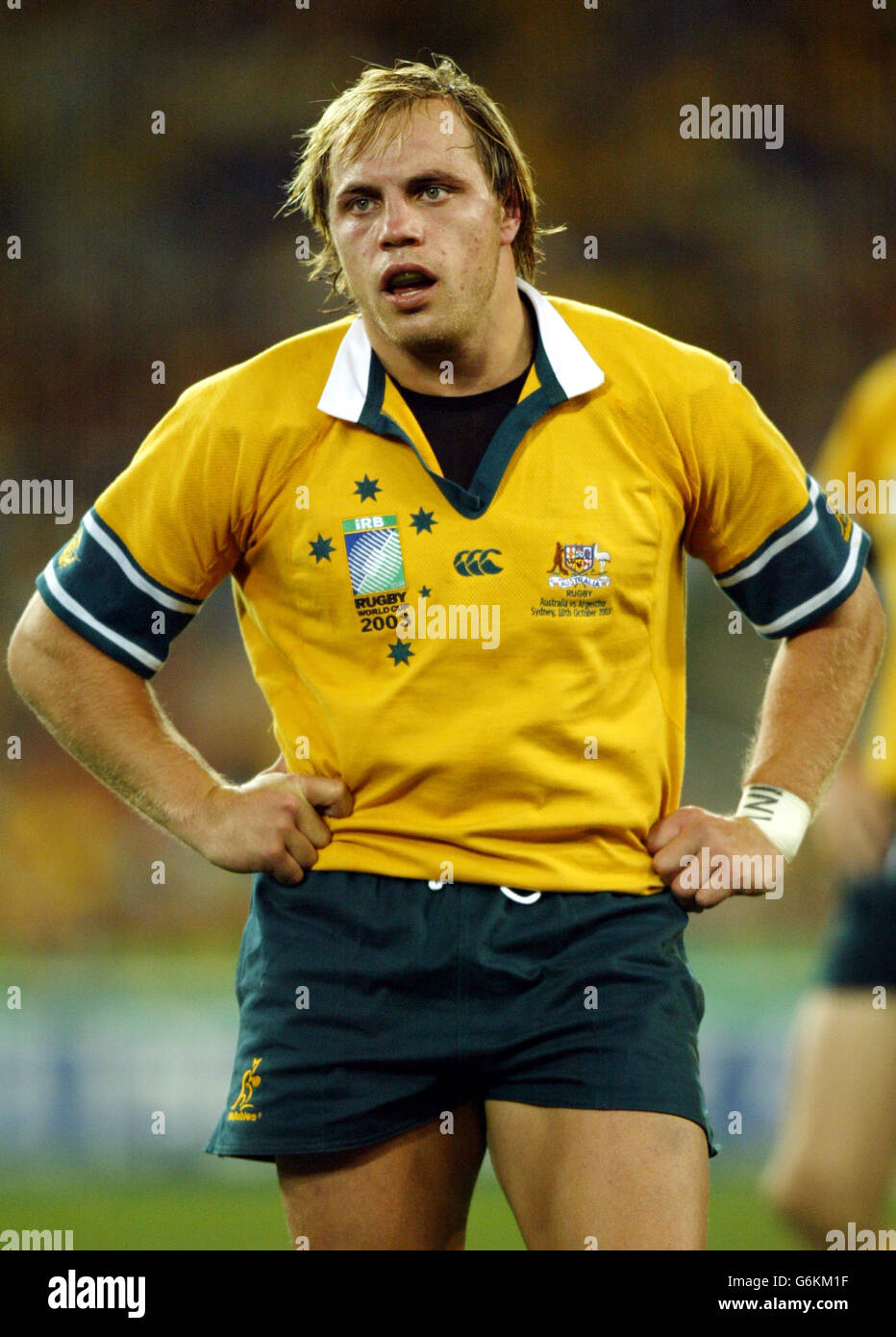 Phil Waugh of Australia in action during the 2003 Rugby World Cup in ...