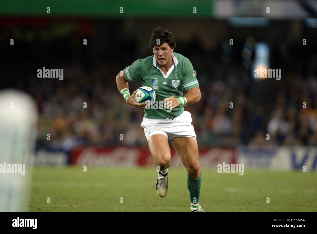 Shane Horgan of Ireland during the Rugby World Cup 2003 in Australia ...