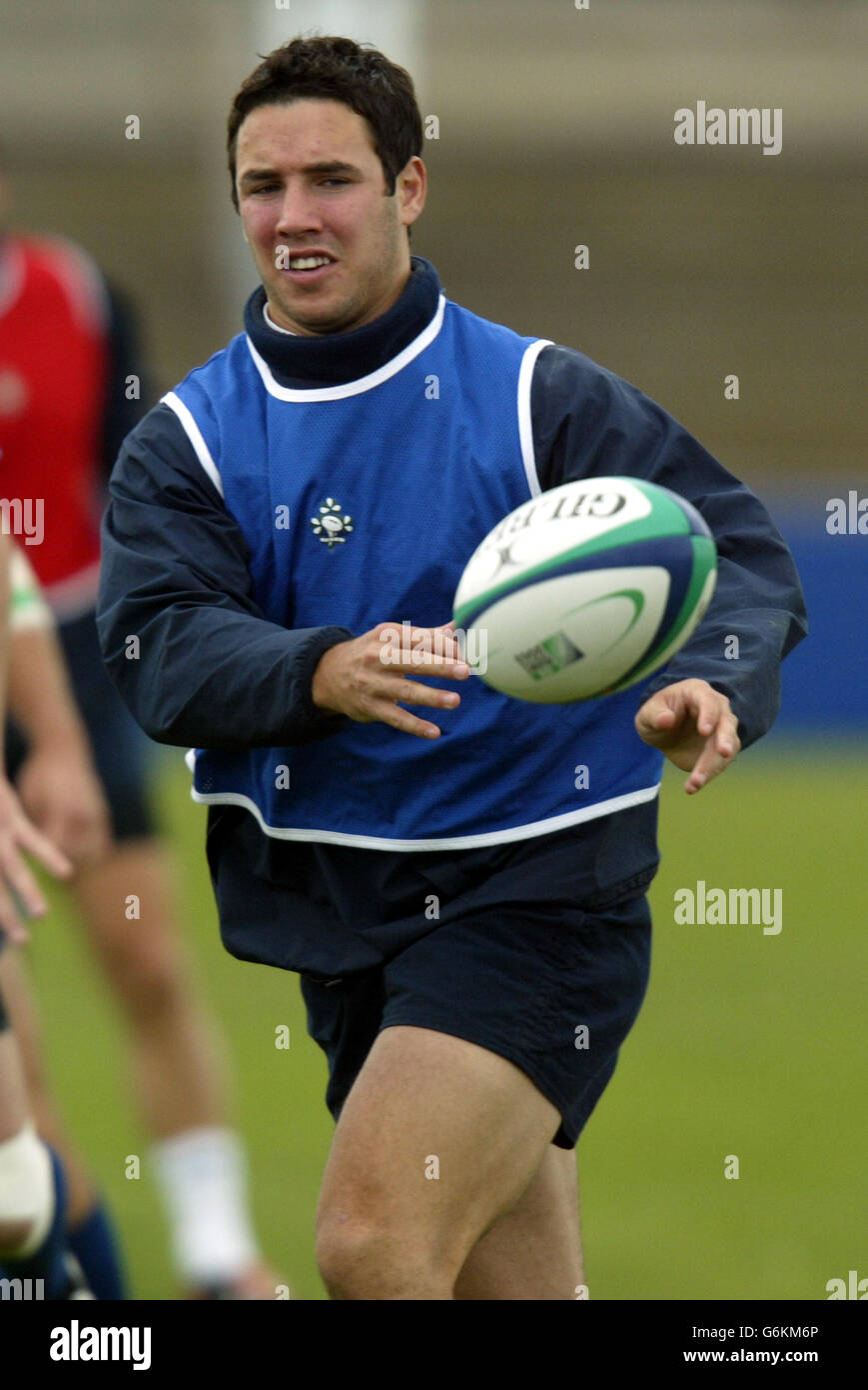 Paddy Wallace during Ireland's training session at the Whittten Oval ...