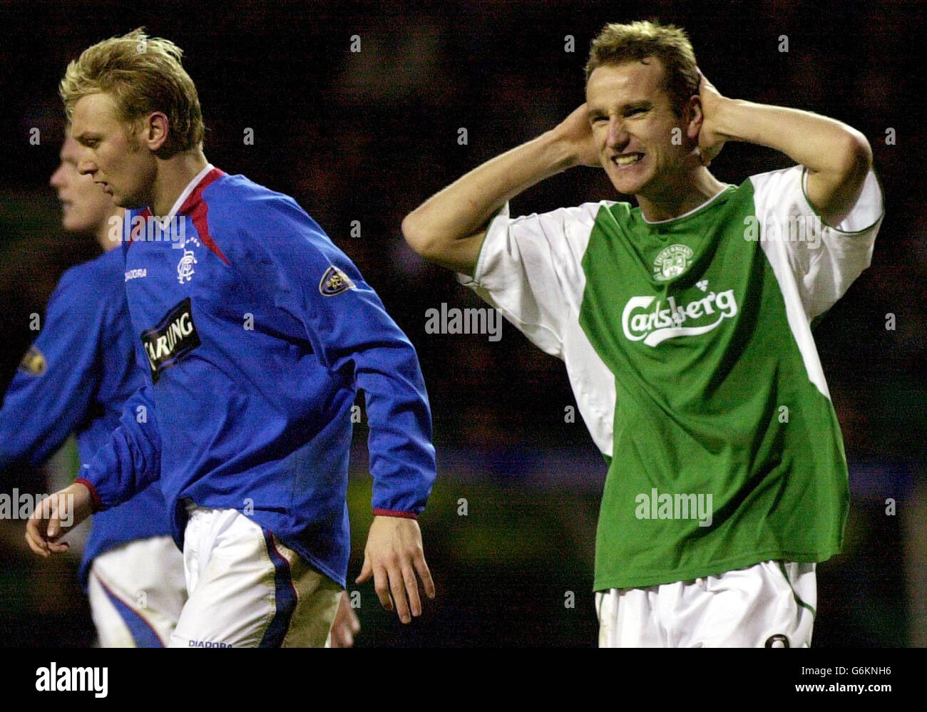 Sport football frustrated grant brebner hi-res stock photography and ...