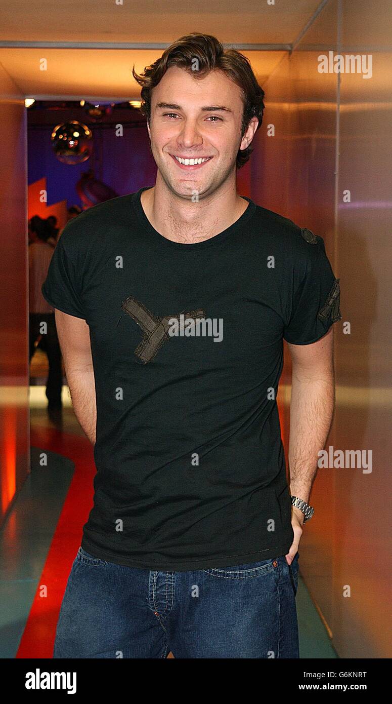 Singer and tv presenter Jonathan Wilkes during his guest appearance on MTV's TRL UK, at the MTV ...