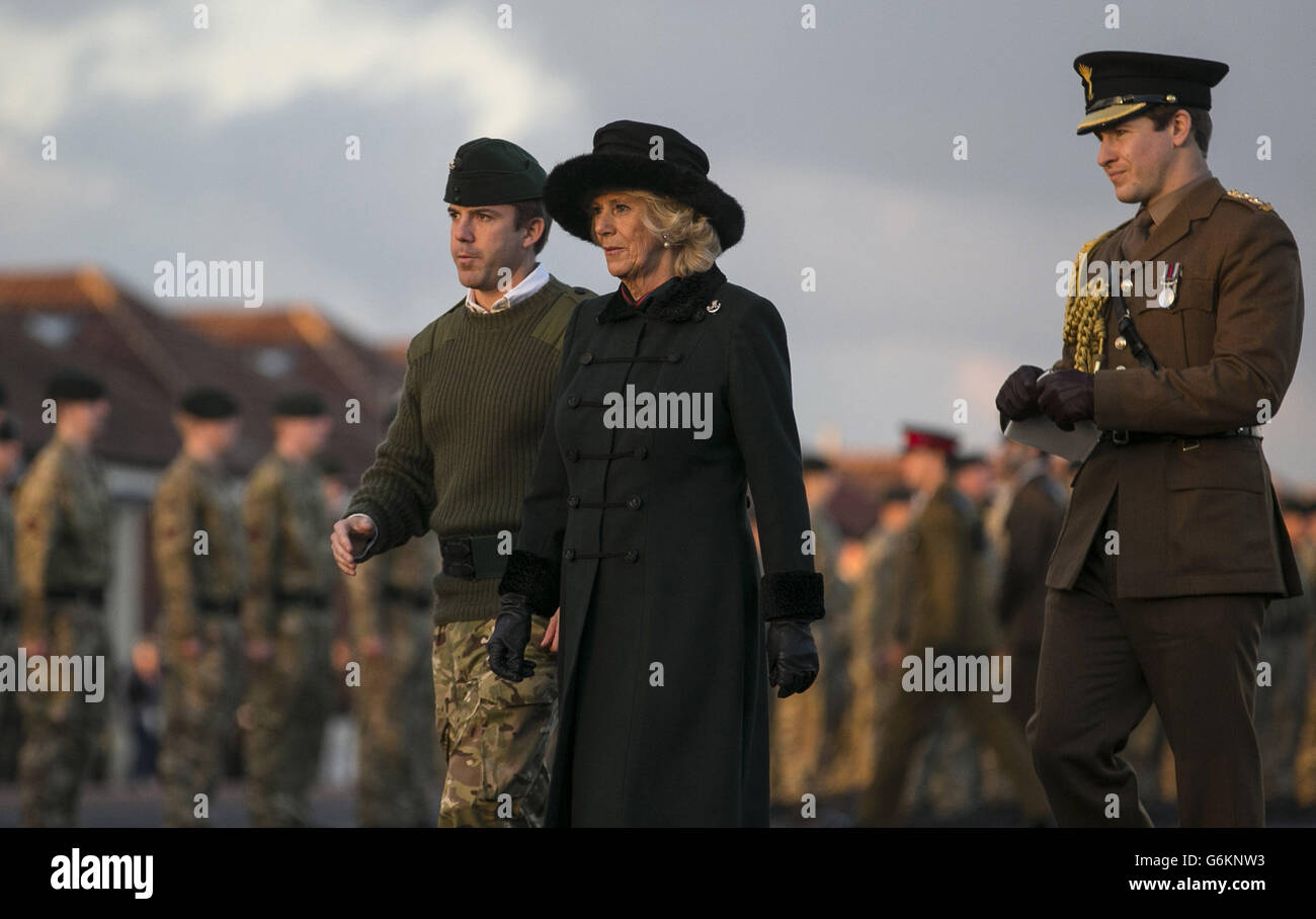The 4th battalion the rifles march through salisbury hi-res stock ...