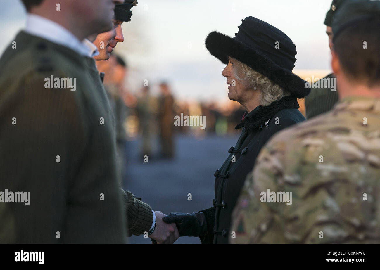 The 4th battalion the rifles march through salisbury hi-res stock ...