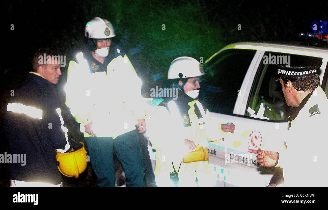 Disaster air crash helicopter emergency services hi-res stock ...