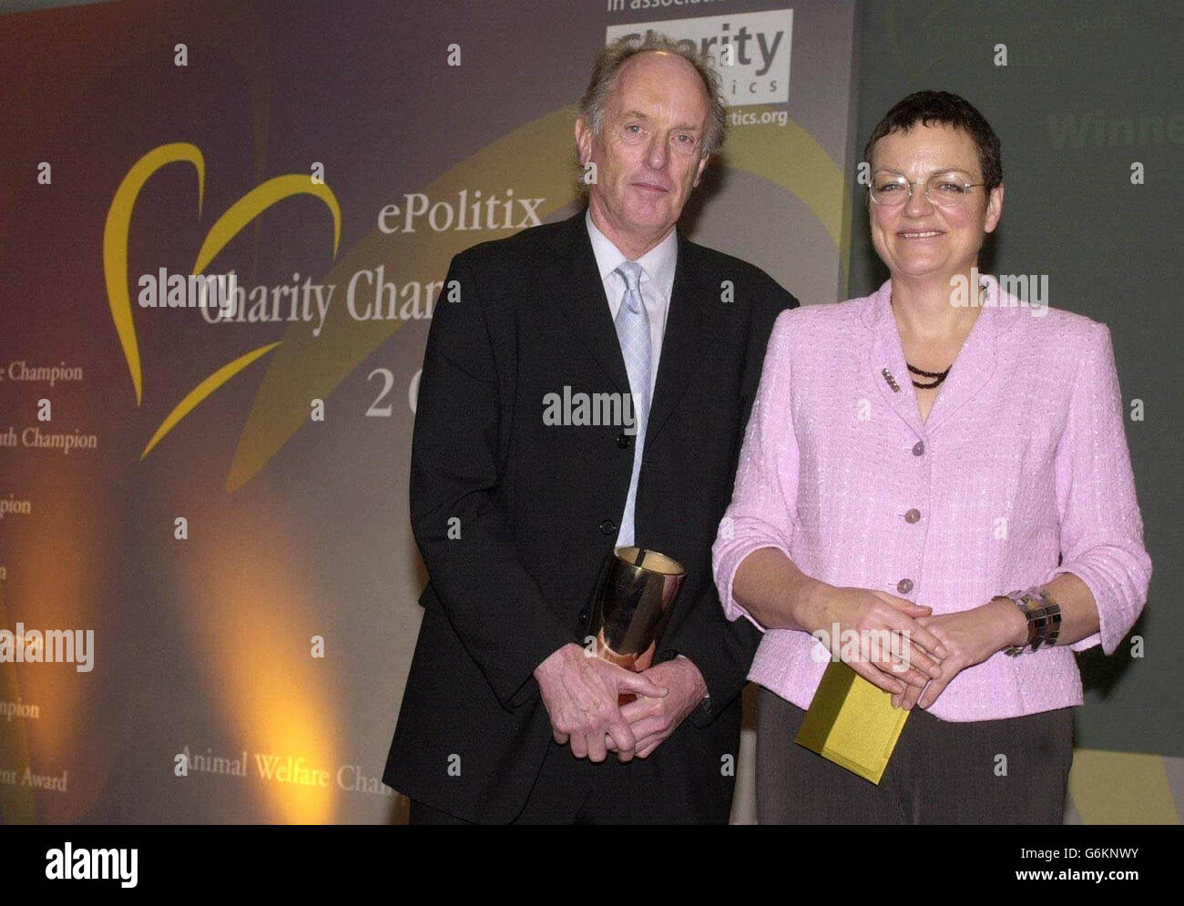 Dr Ian Gibson MP with Home Office Minister Fiona Mactaggart, during the ...