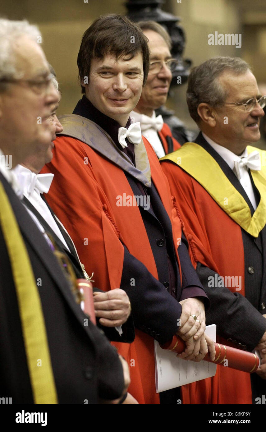 Ian Rankin Recieves Honorary Doctor of Letters Stock Photo - Alamy