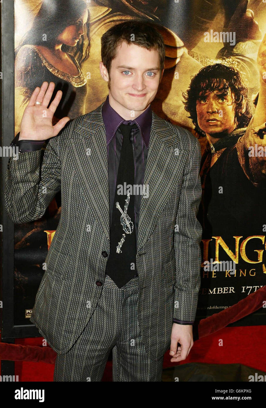 Actor Elijah Wood arrives for the premiere of his film, 'The Lord of ...