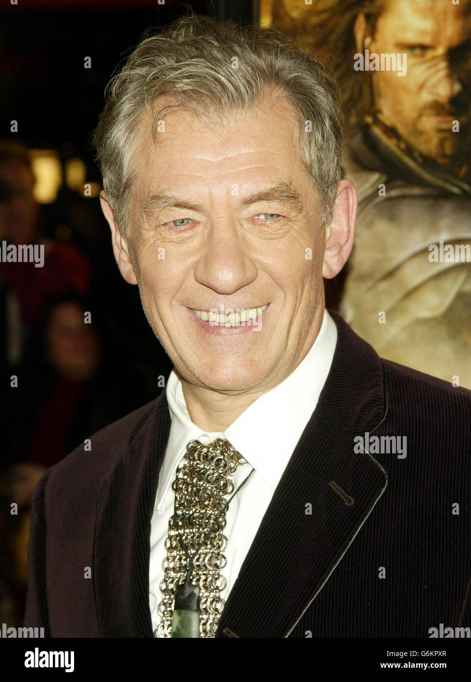 Actor Sir Ian McKellen arrives for the premiere of his film, 'The Lord ...