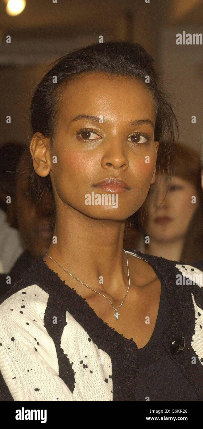 Spokesmodel Liya Kebede at event announcing the lauch of the 2004 Este ...