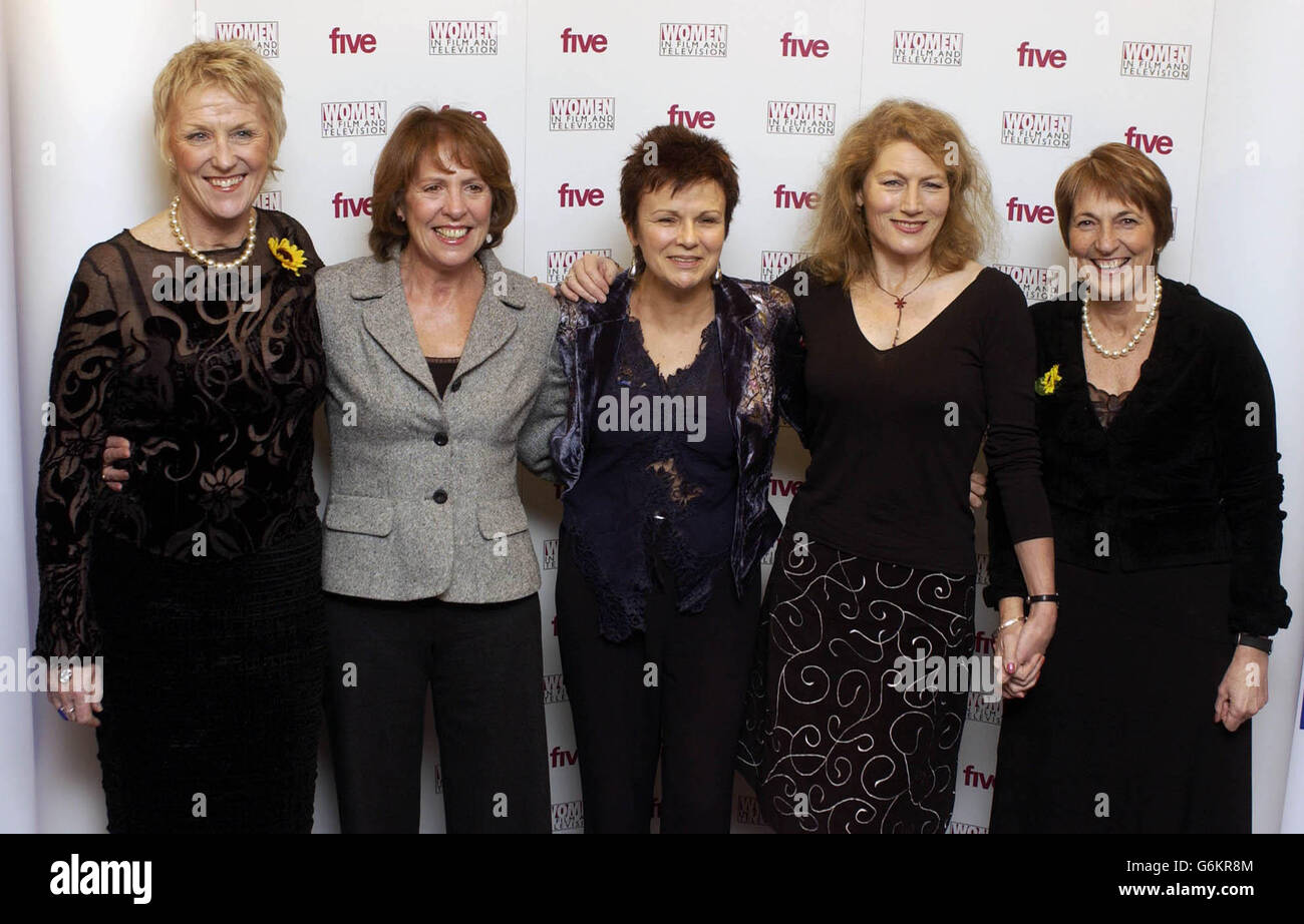 Original Calendar Girls Trisha Stewart (left) and Angela Barker (far ...