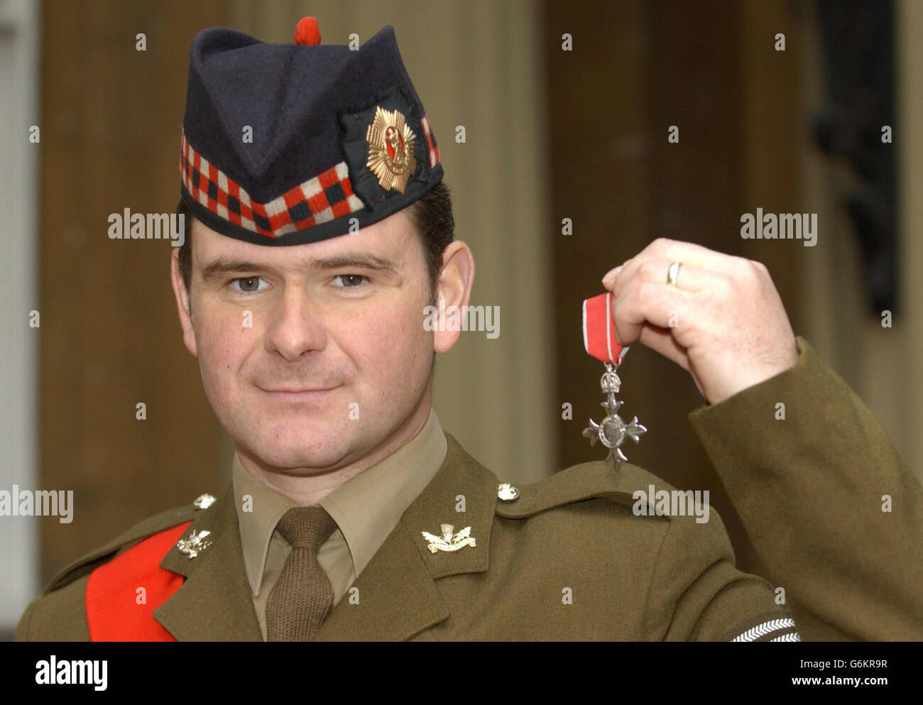 Royal investiture award ceremony military uniform medal eric wind hi ...