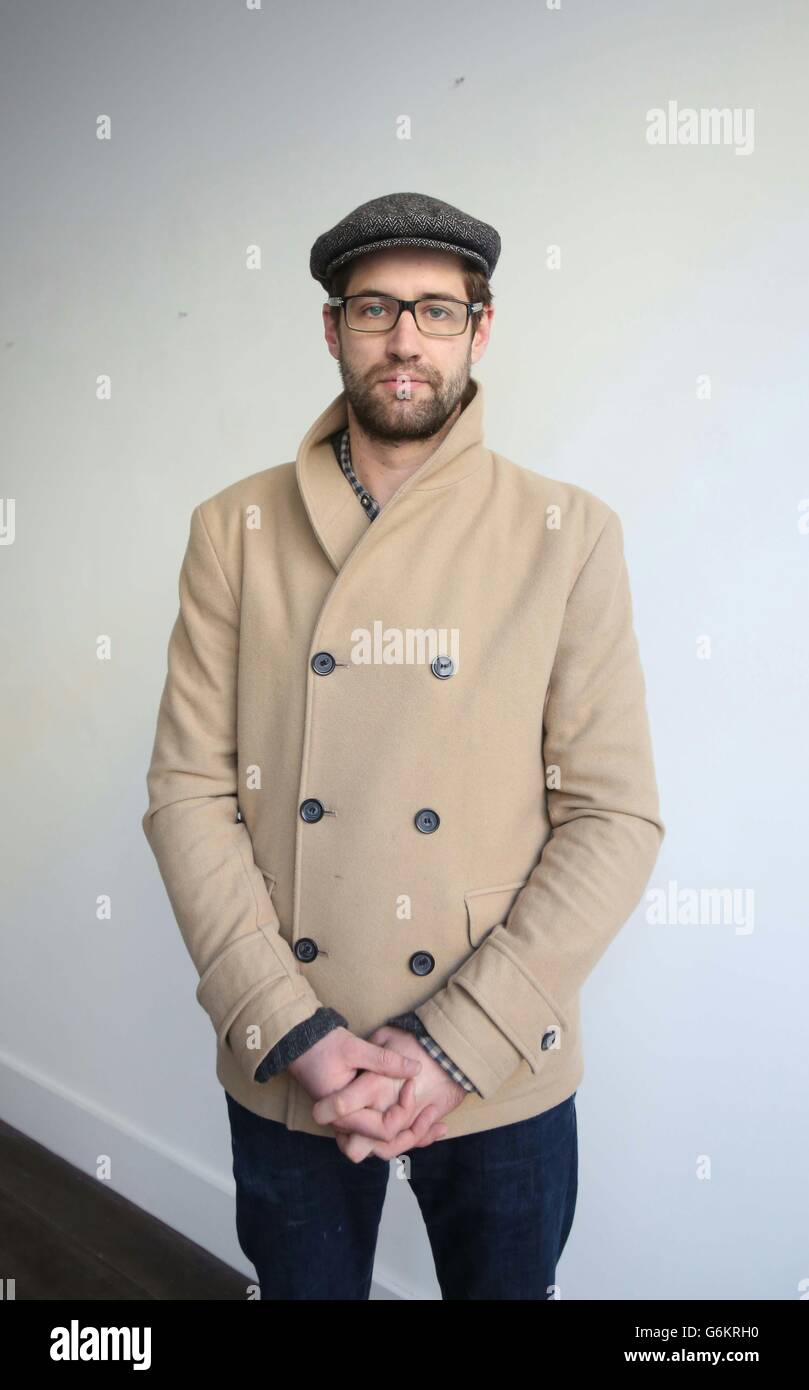 Nathan engelbrecht at his gallery exhibitionist hi-res stock ...