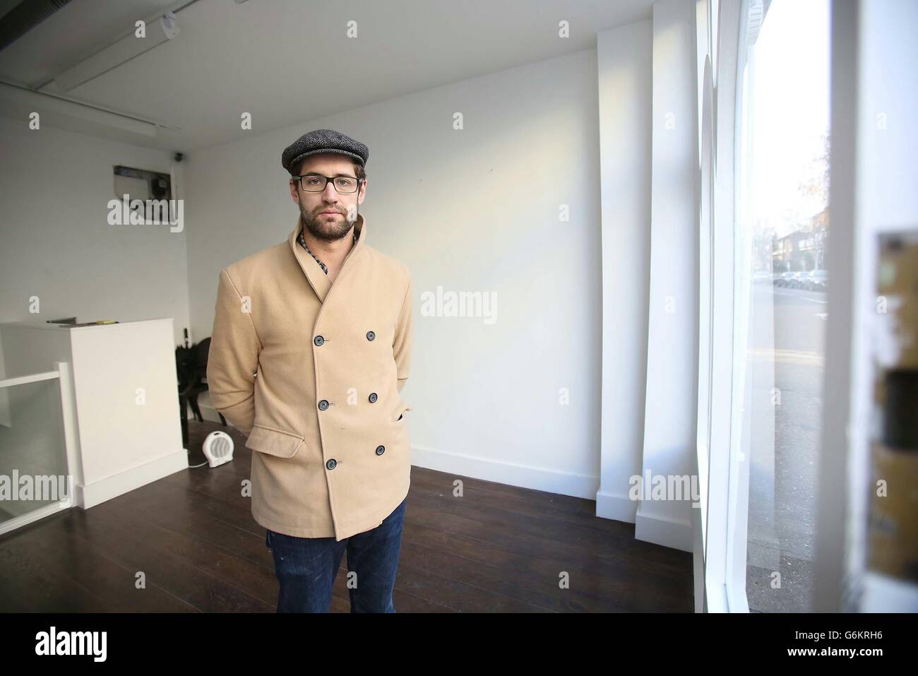 Nathan Engelbrecht at his gallery Exhibitionist, in Blenheim Crescent ...