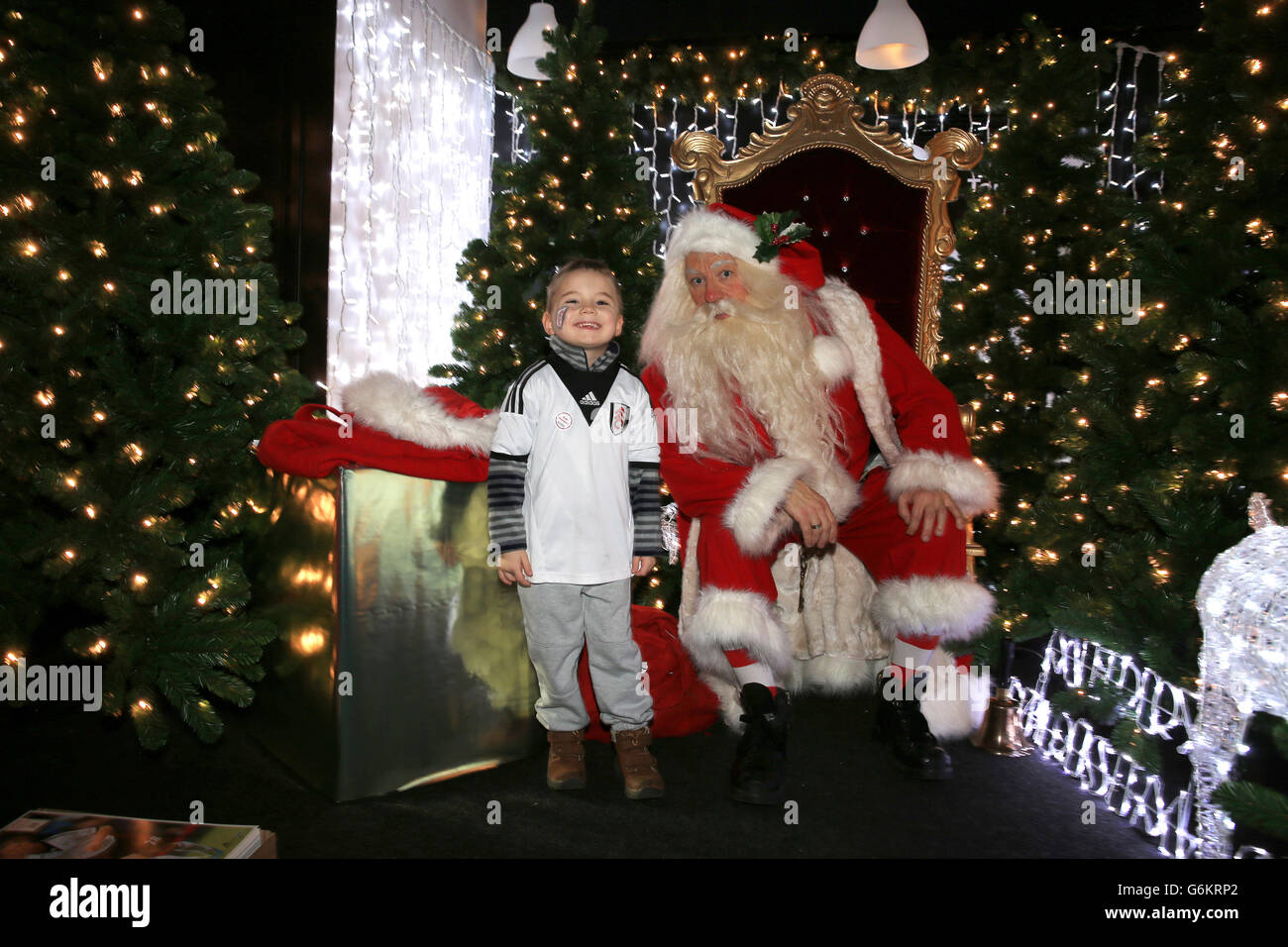 Santa claus poses festive hi-res stock photography and images - Alamy
