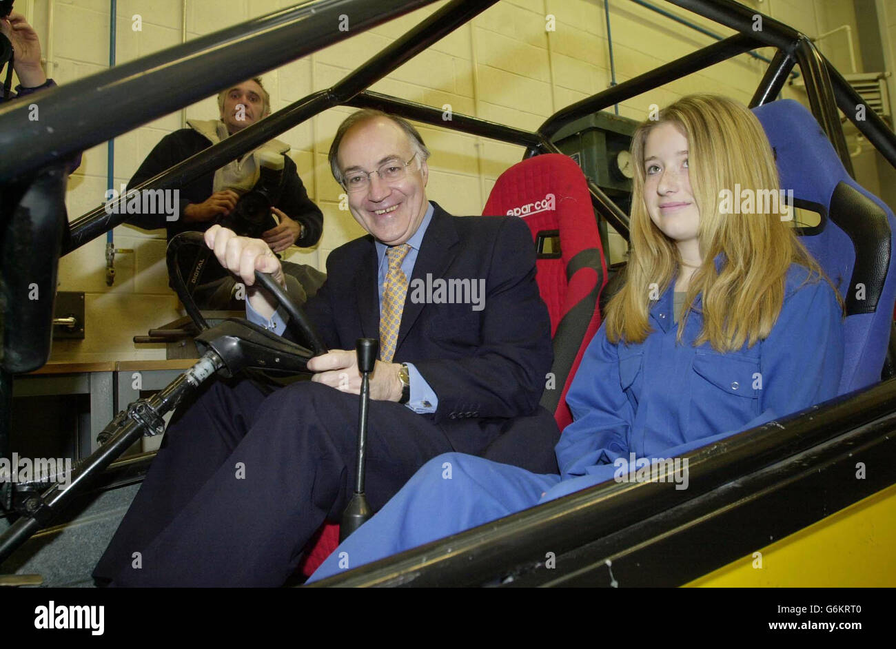 Michael Howard Llanelli visit Stock Photo - Alamy