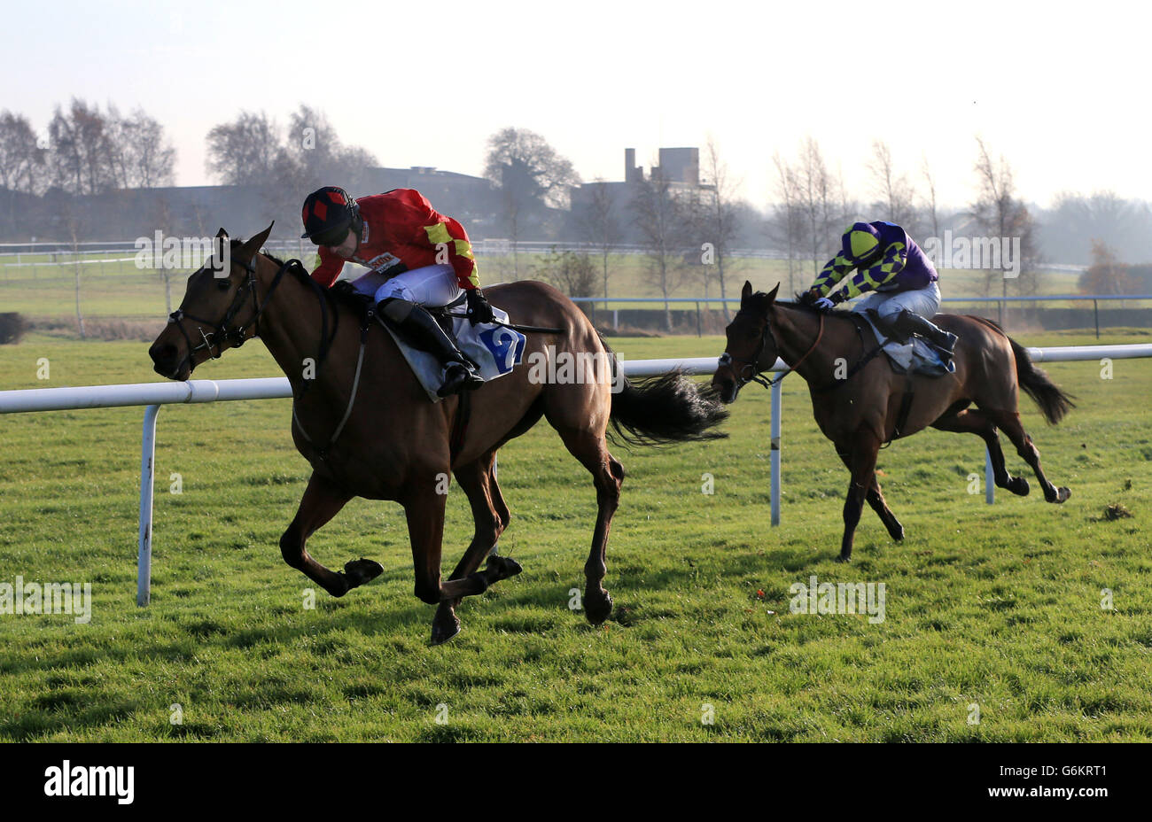 Horse Racing - Leicester Racecourse Stock Photo - Alamy