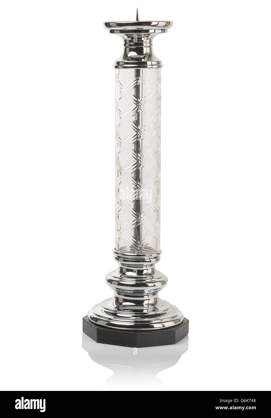 Luxury candlestick isolated Stock Photo - Alamy