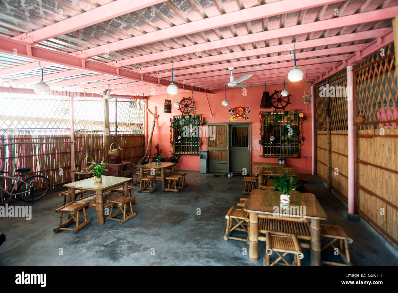 Fishing village homestay Stock Photo - Alamy