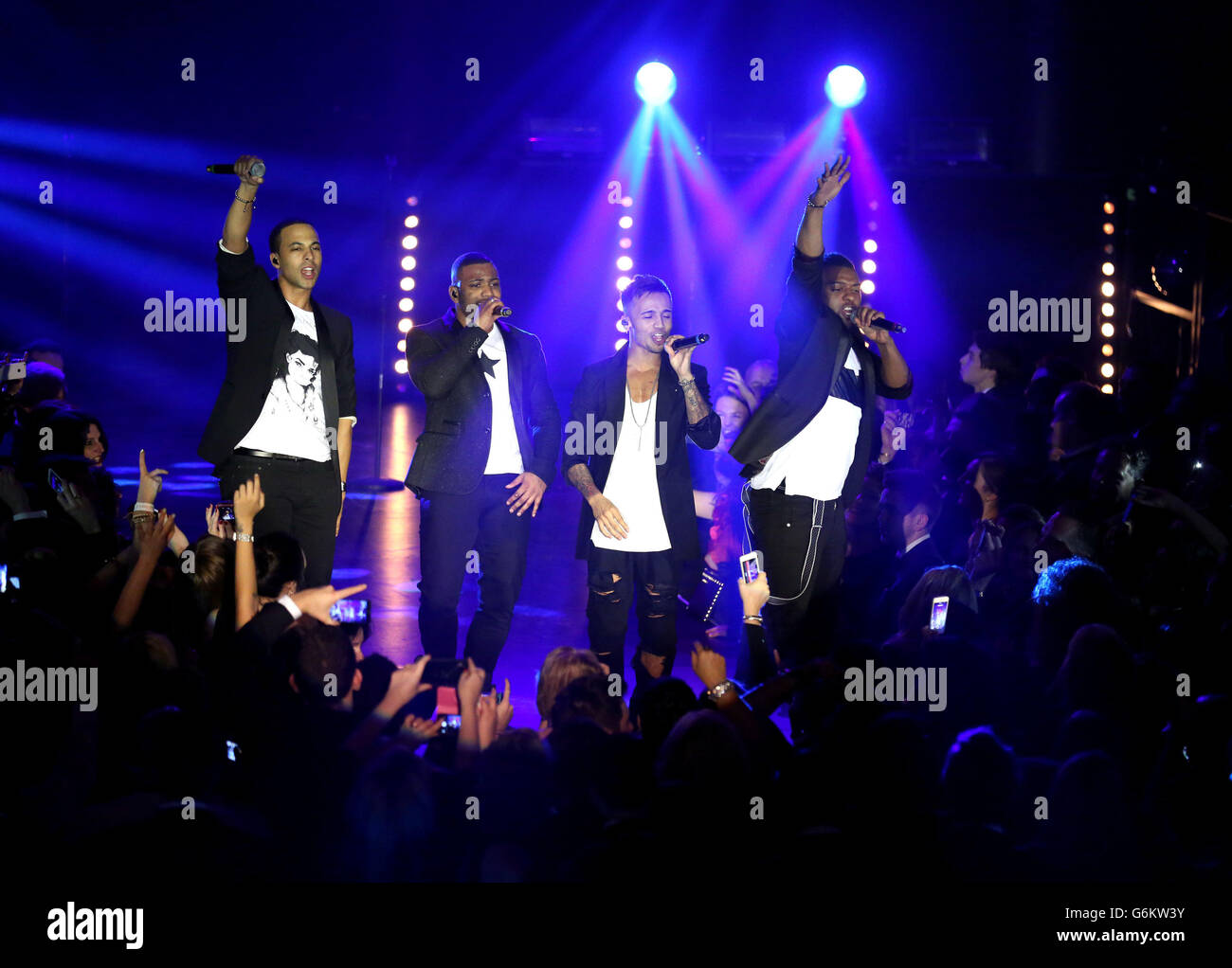 Jls performing on stage capital hi-res stock photography and images - Alamy