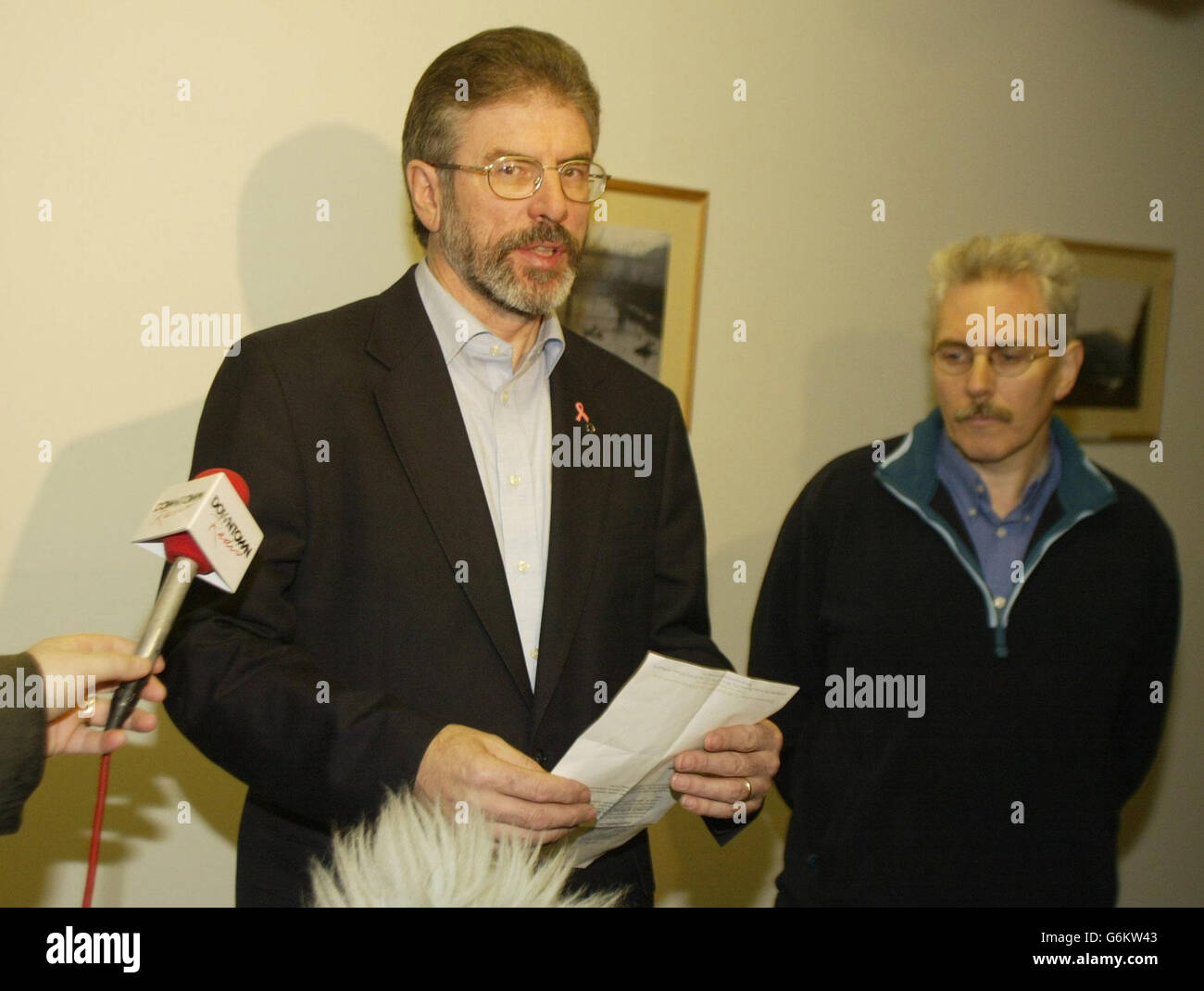 Gerry Adams Father Dies Stock Photo - Alamy