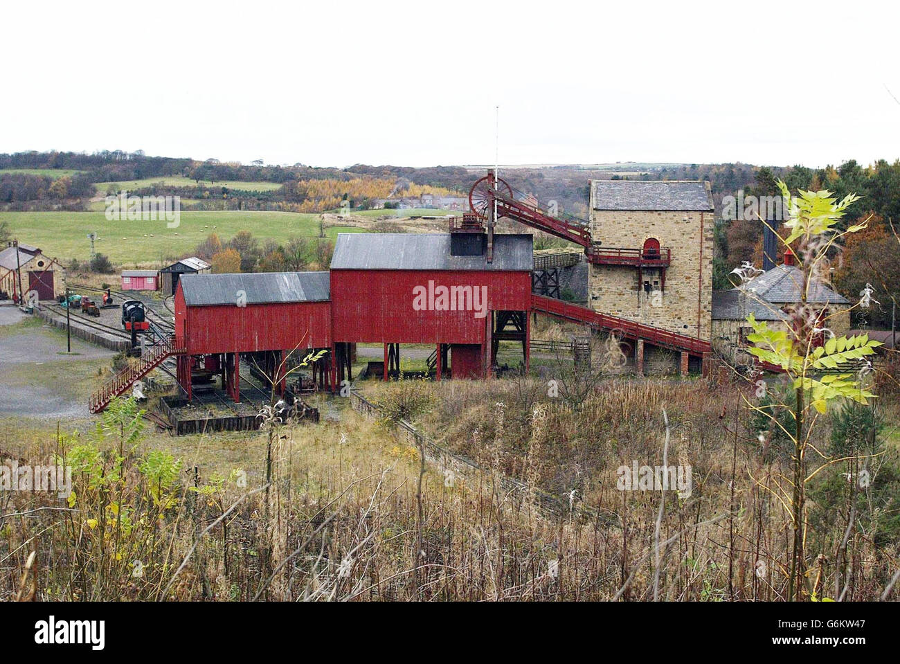 Beamish Pit Mining Museum Faces Closure Stock Photo - Alamy