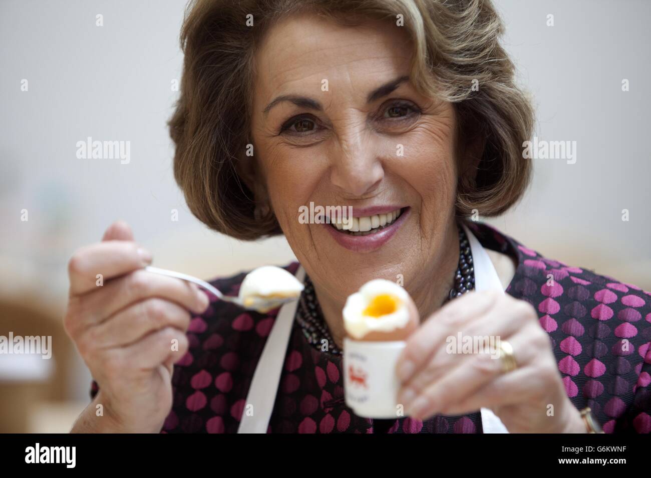Edwina Currie launches new British Lion Code of Practice Stock Photo ...