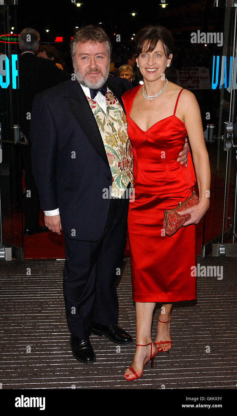 Gregor Fisher with his wife arrives for the UK Charity film Premiere of ...