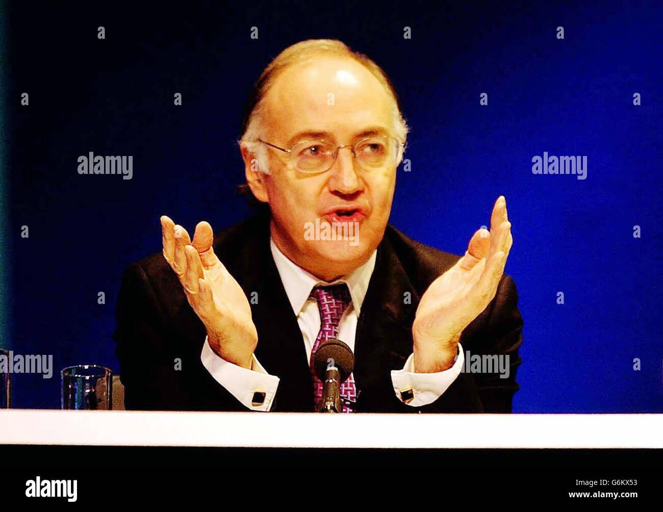 Michael Howard CBI National Conference Stock Photo - Alamy