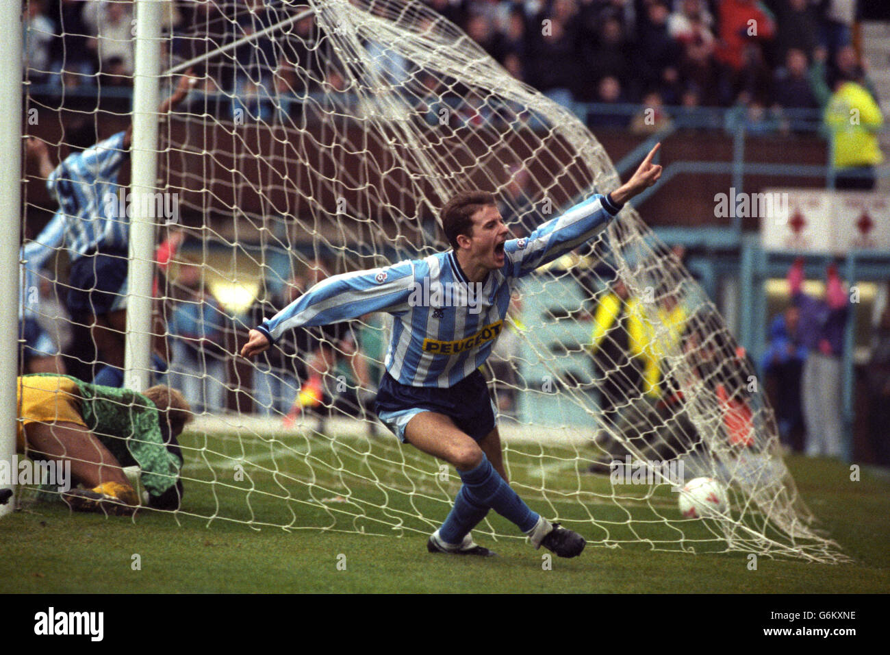 KEVIN GALLACHER [COV] CELEBRATES AFTER SCORING. COVENTRY CITY v ...