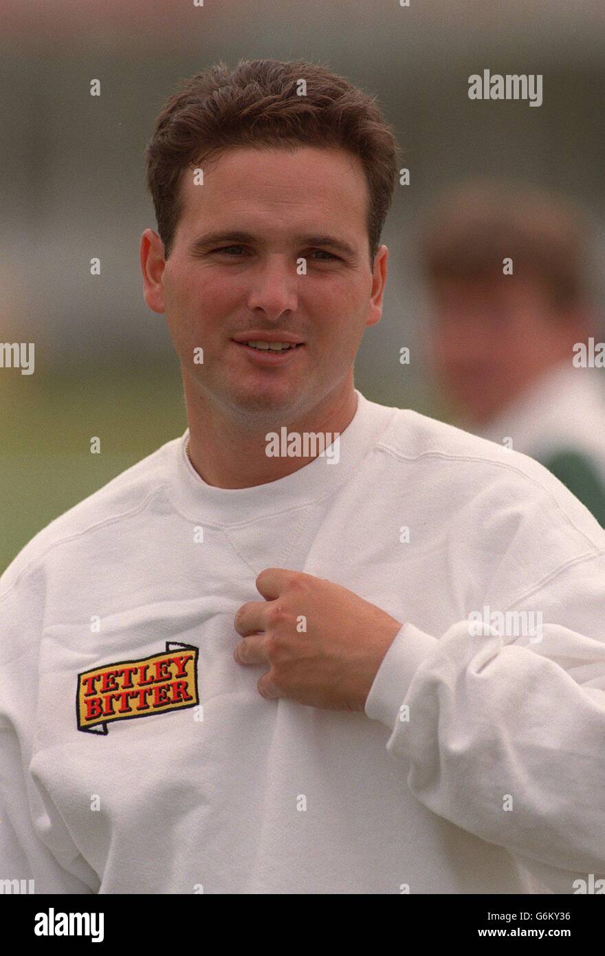 England Cricket. Mark Ealham Stock Photo - Alamy