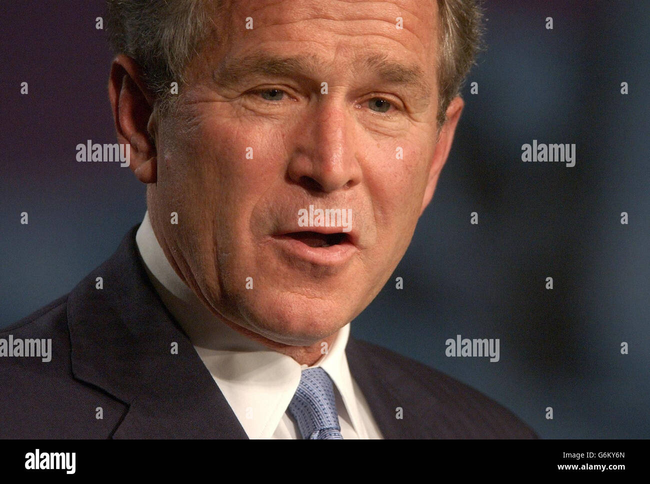 US President George Bush during his address in London's Banqueting ...