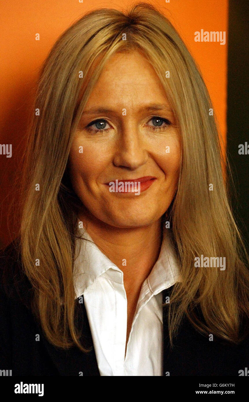 Harry Potter author JK Rowling at the lobby of the Scottish Parliament ...