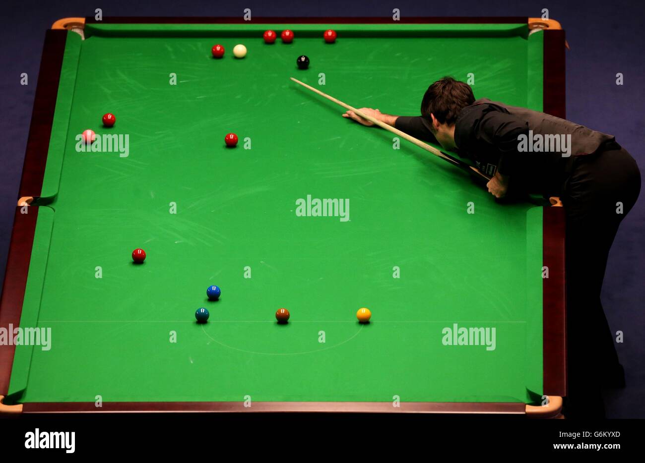 Ronnie O'Sullivan during his match with Adam Duffy during day seven of ...