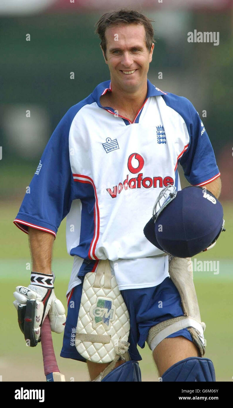 England captain michael vaughan premadasa stadium in colombo hi-res ...