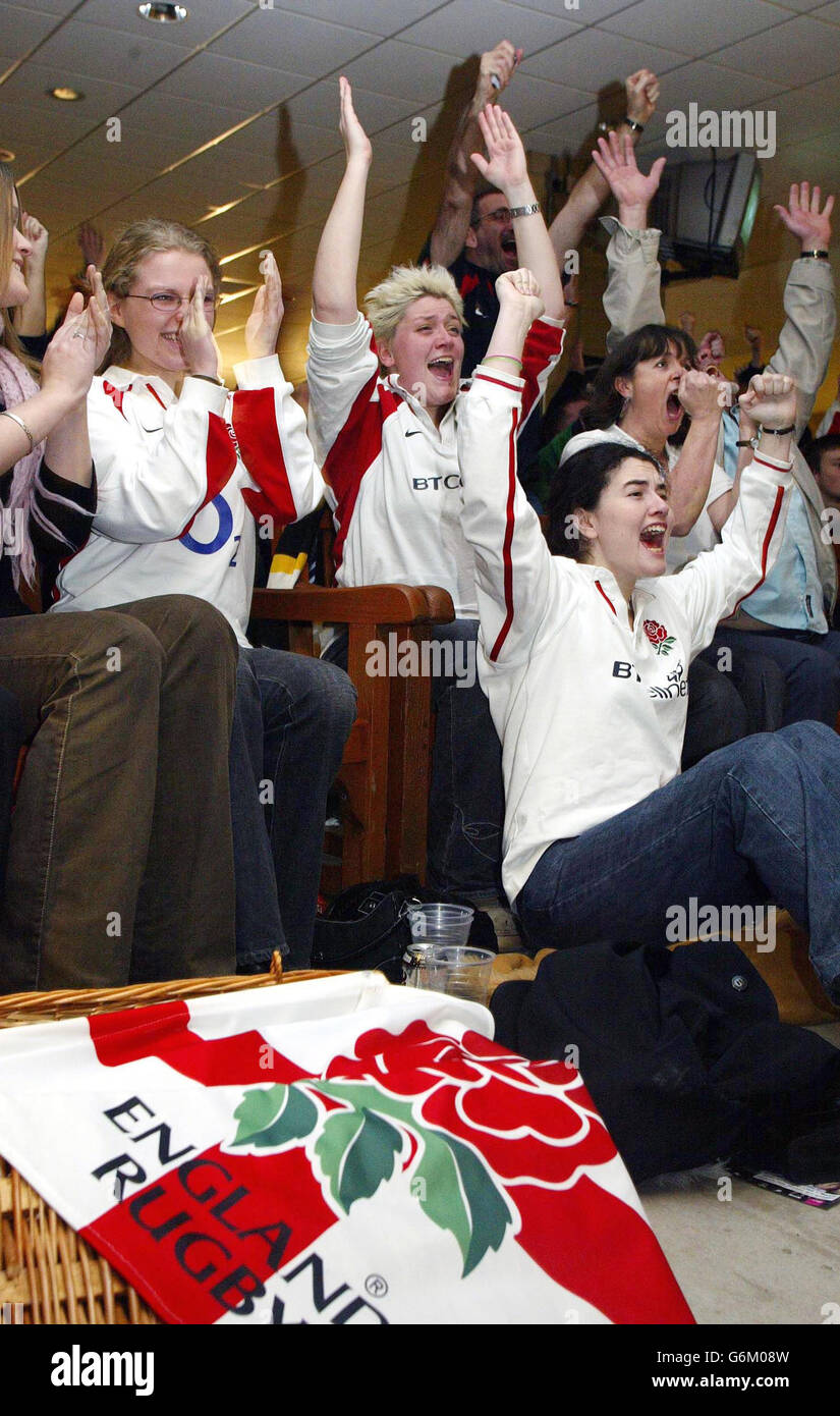Celebrate england win rugby world cup hi-res stock photography and ...