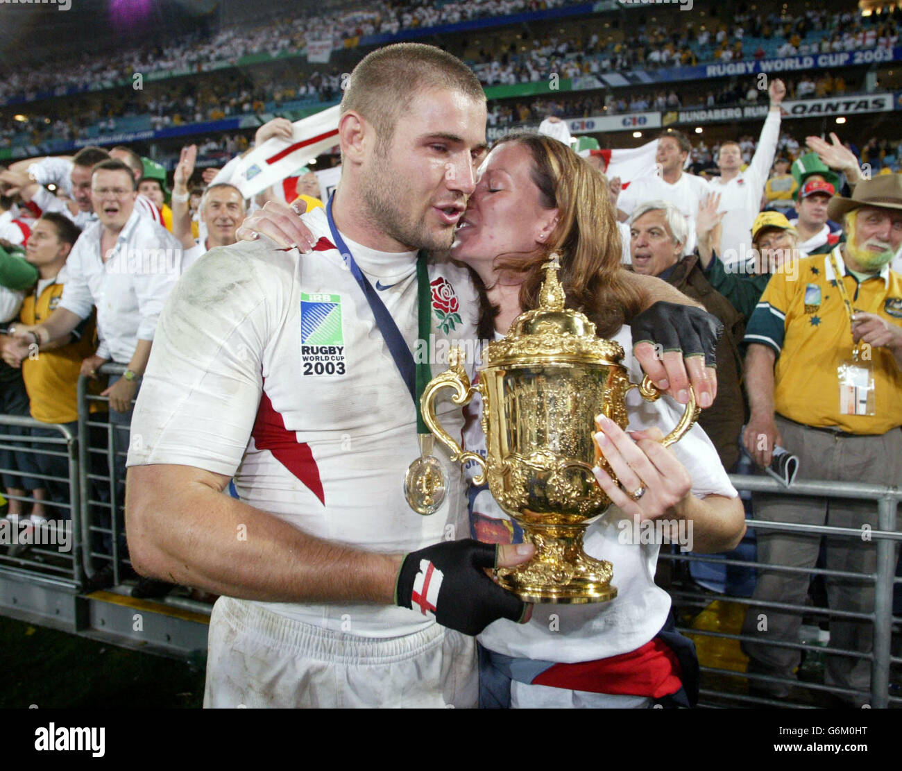 Ben Cohen Rugby World Cup Final Stock Photo - Alamy