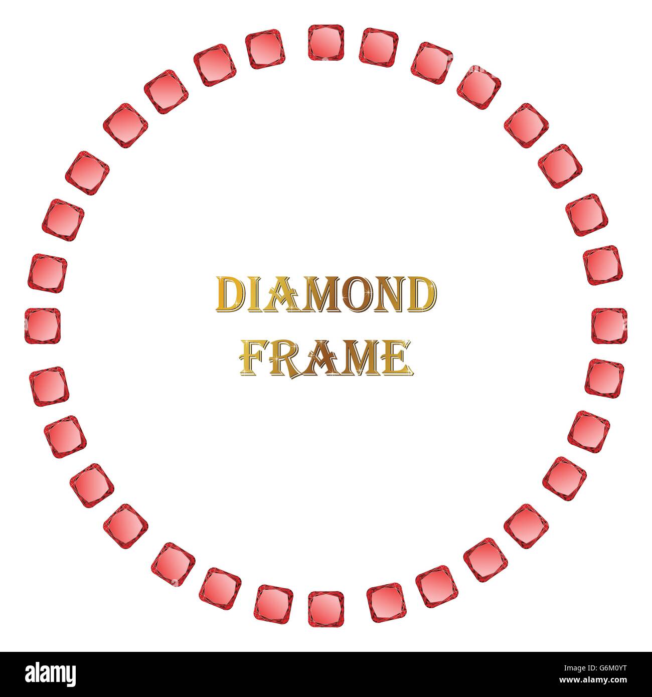 Ruby stone isolated Stock Vector Images - Alamy