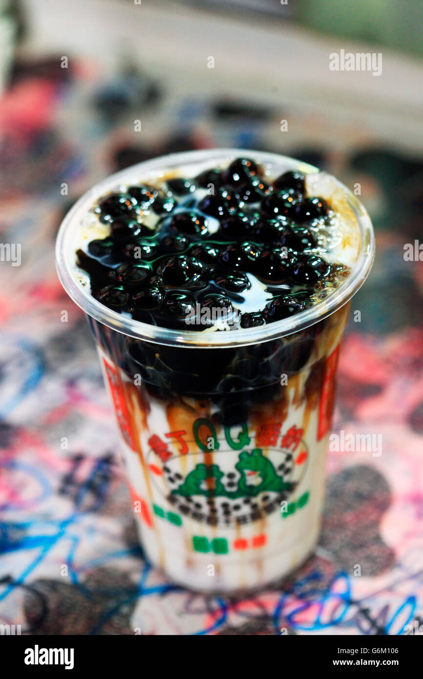 Kenting Street night market snack QQ eggs and milk Stock Photo - Alamy