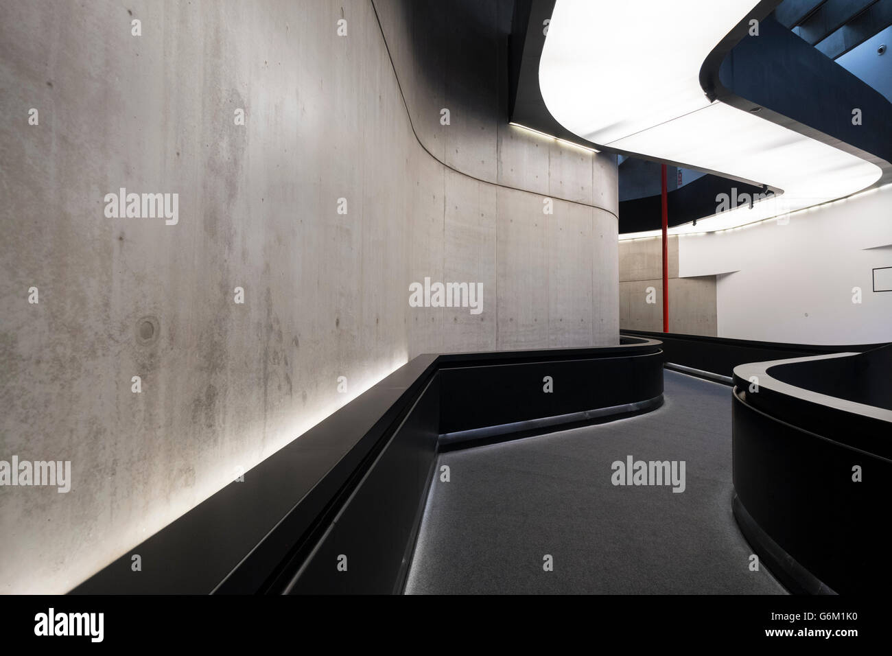 Interior of MAXXI National Centre of Contemporary Arts designed by Zaha ...