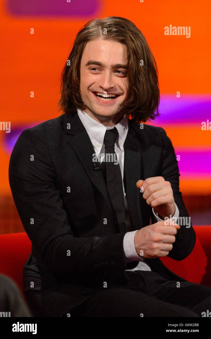 Daniel Radcliffe during filming of the Graham Norton Show, at the ...