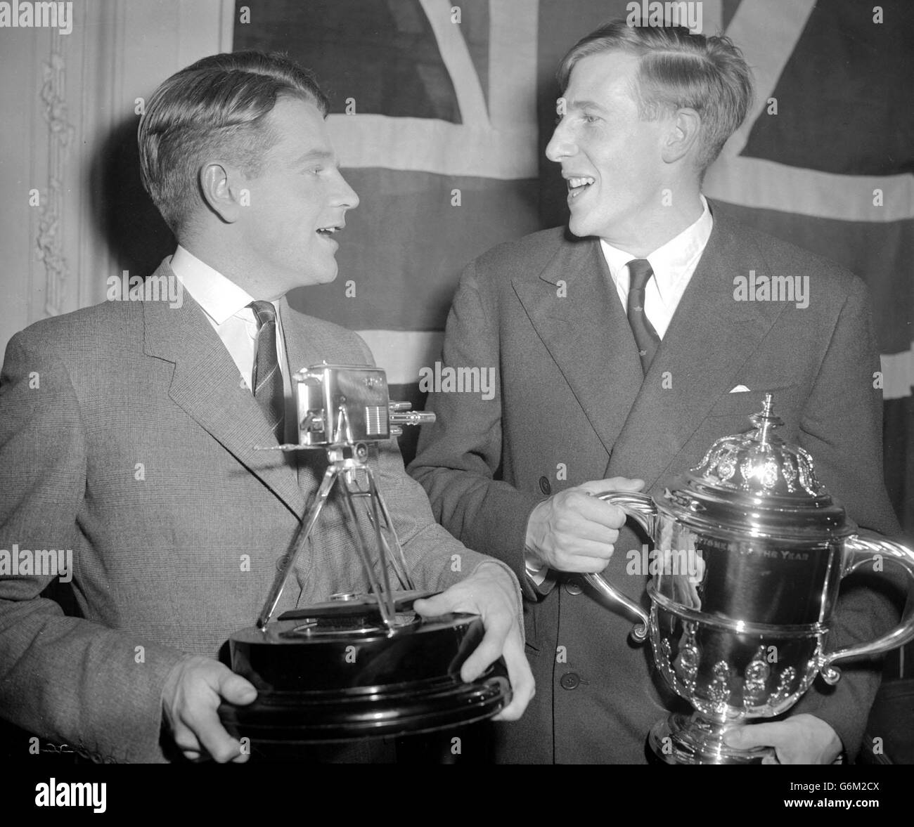 Roger Bannister and Chris Chataway Stock Photo - Alamy