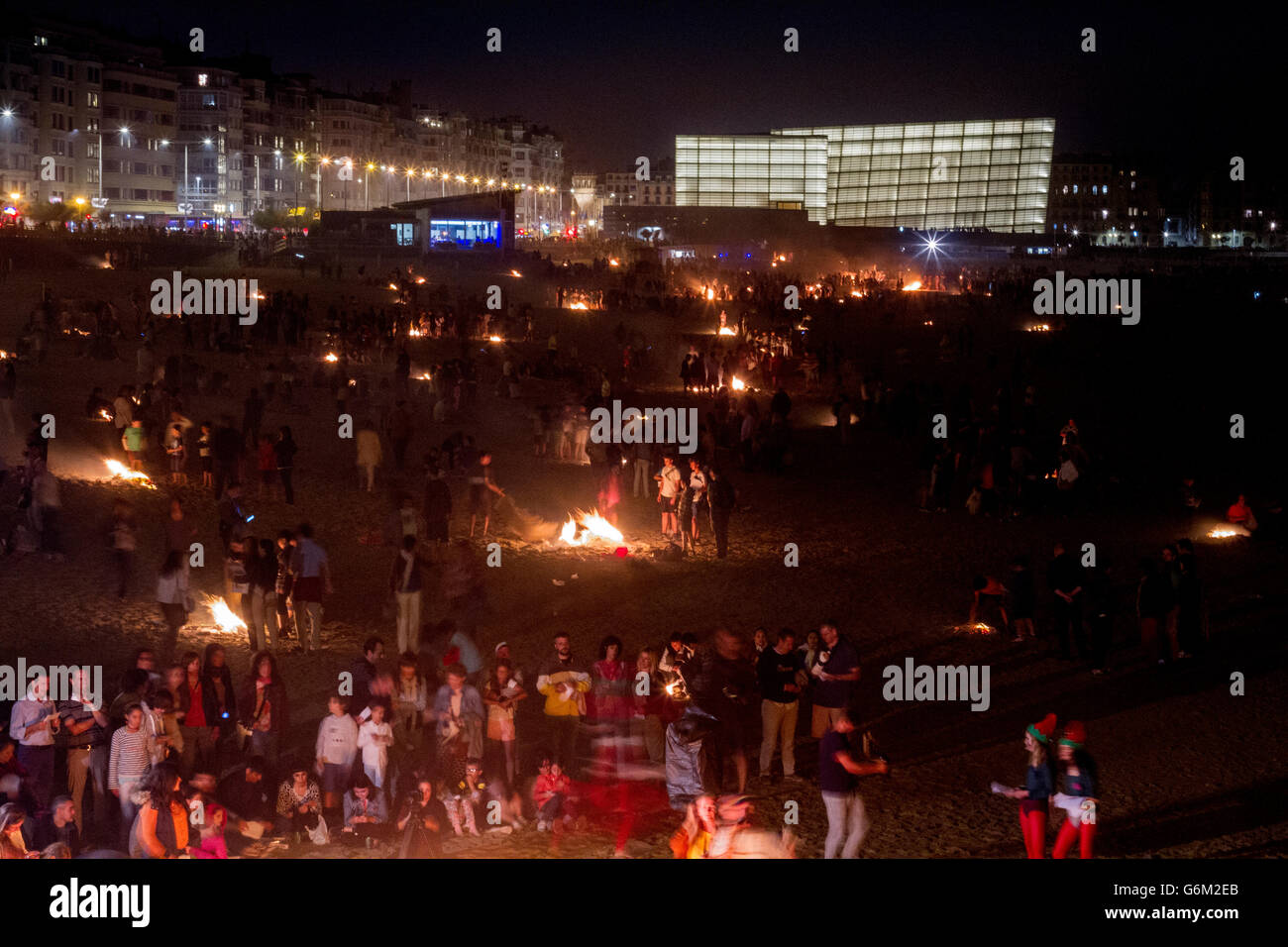 San Juan festival, that is celebrates every 23th June, in summer ...