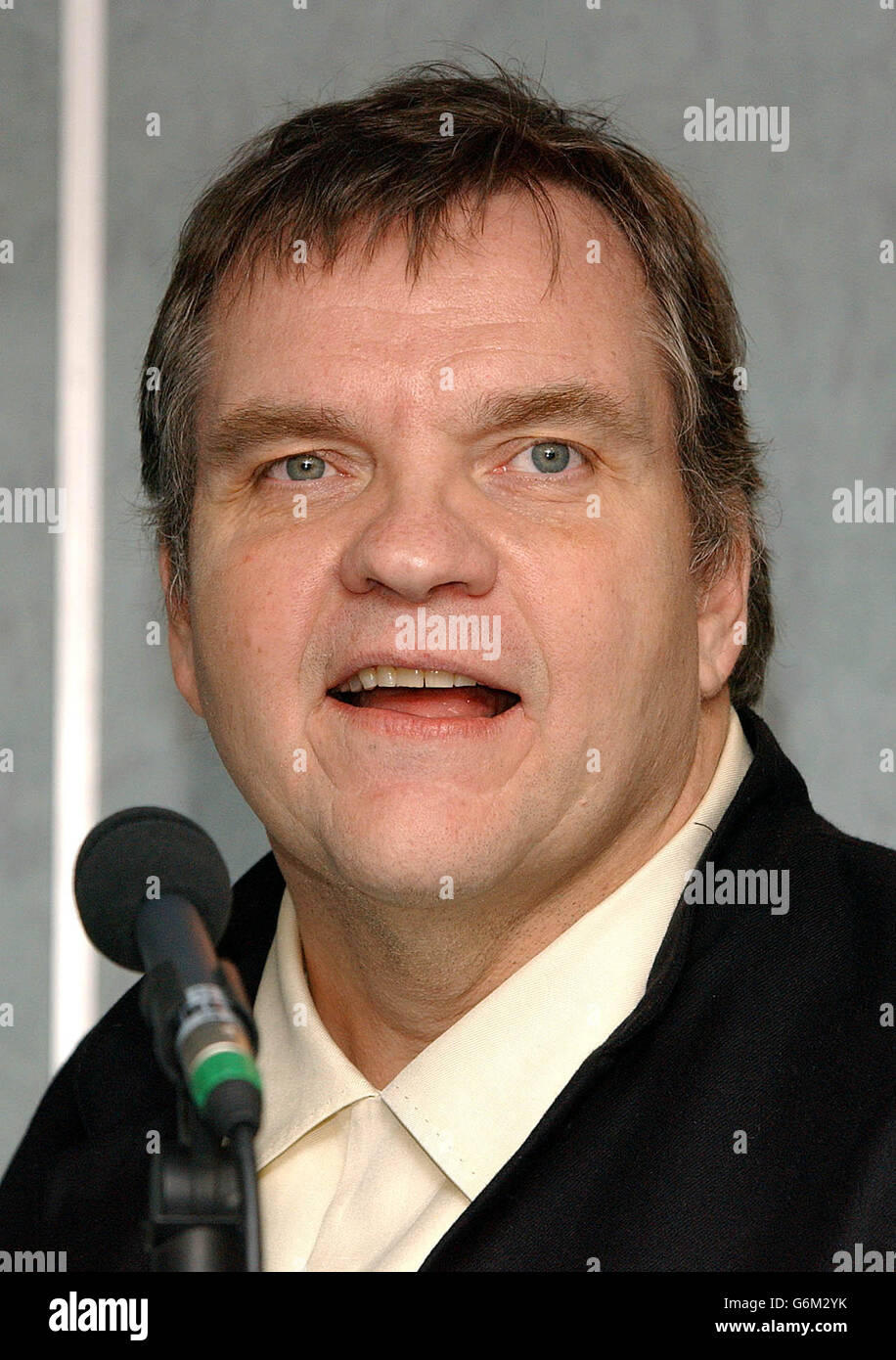 Singer Meat Loaf, during a press conference, held at the Royal Garden ...