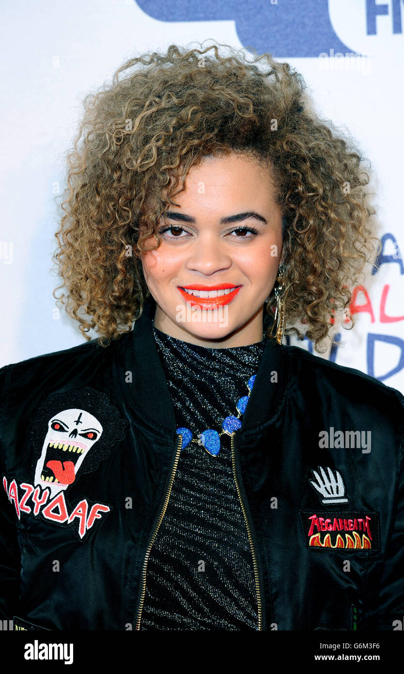 Little nikki attending capital fm jingle bell ball o2 hi-res stock ...