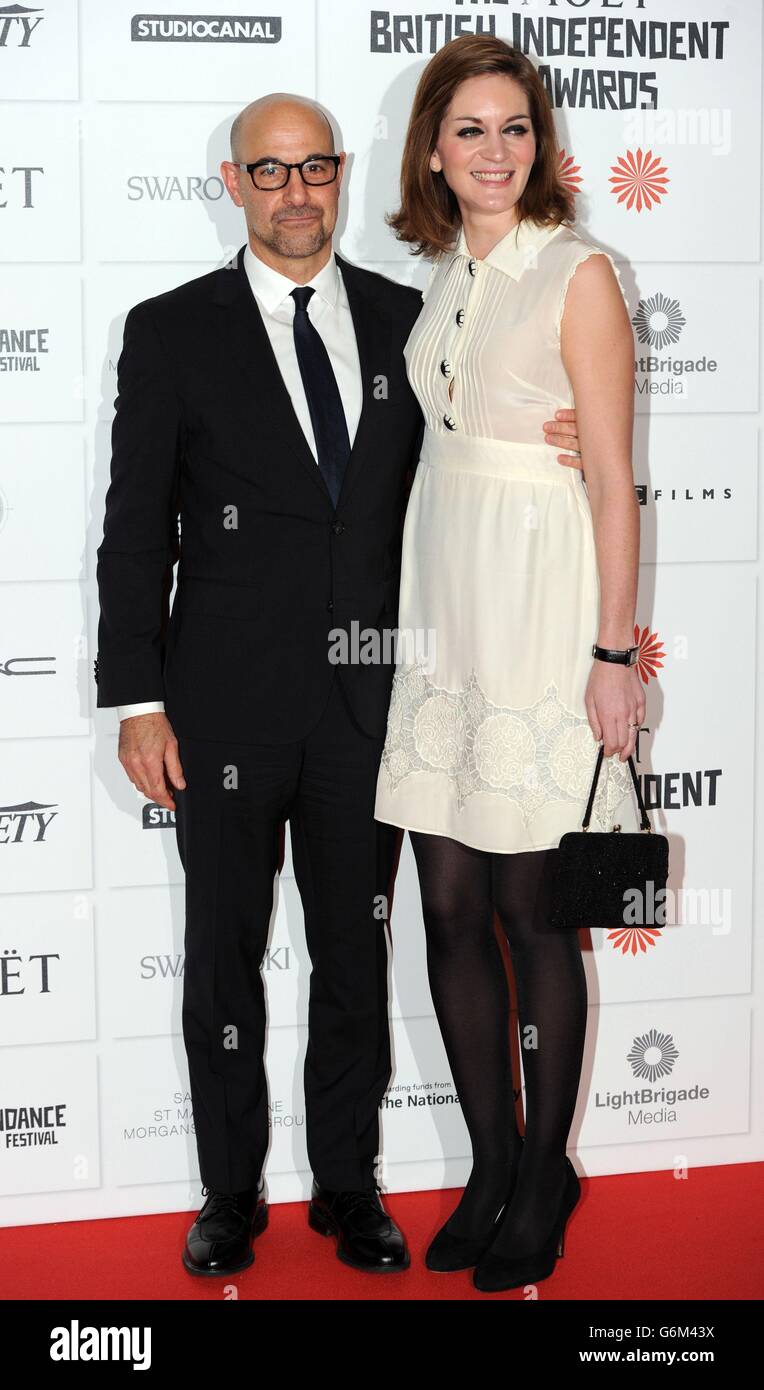 Stanley Tucci and his wife Felicity at the 16th annual Moet British ...