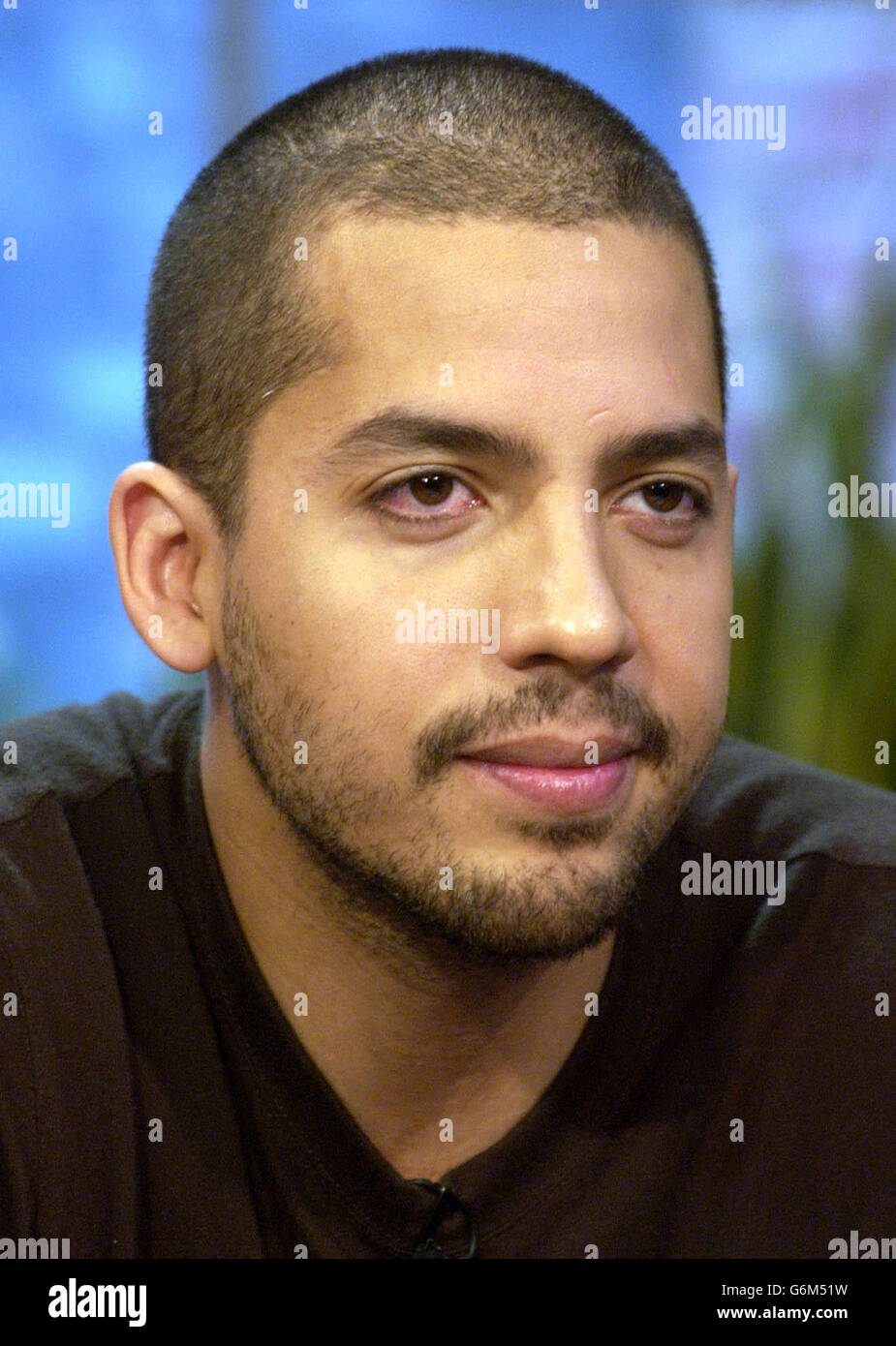 David Blaine on GMTV Stock Photo - Alamy