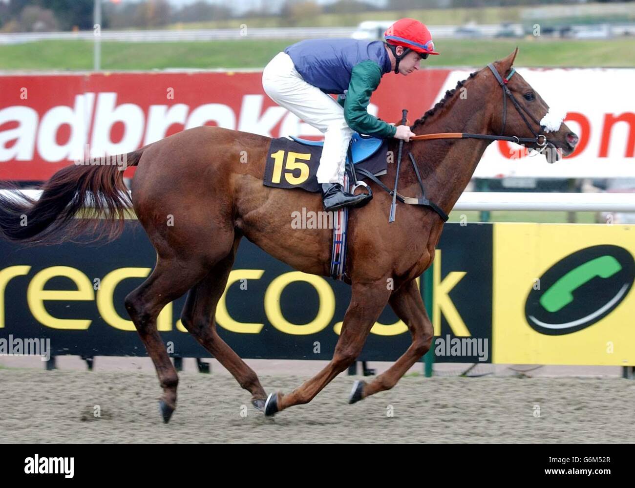 Brilliant Waters with jockey Steve Drowne Stock Photo - Alamy