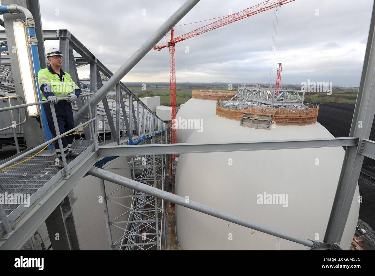 Biomass storage silos hi-res stock photography and images - Alamy